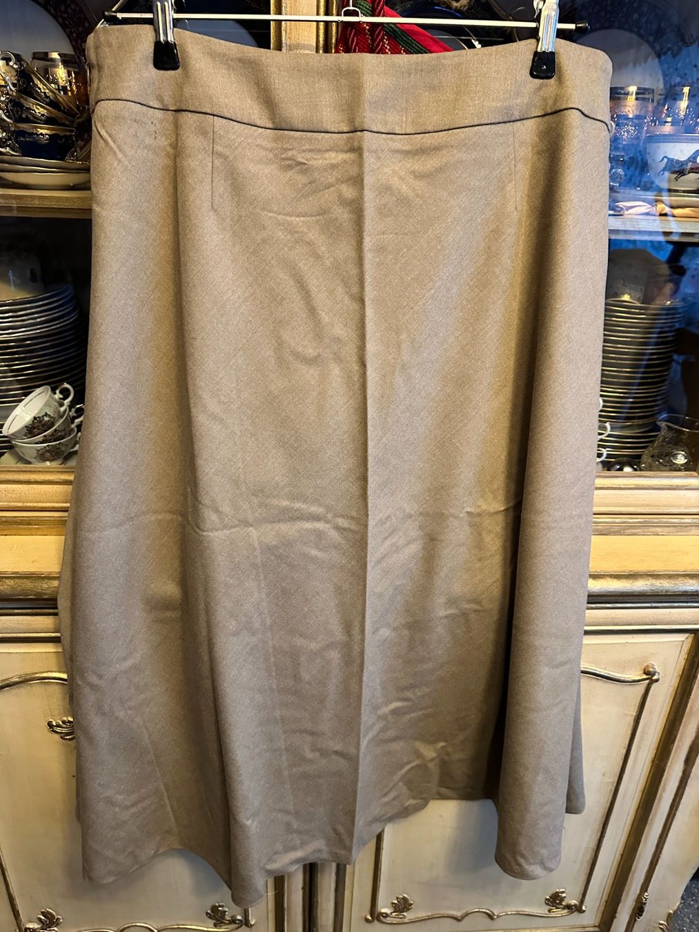 Magnifique jupe trapèze italienne en laine 100% pure Talbots (Gebraucht ...