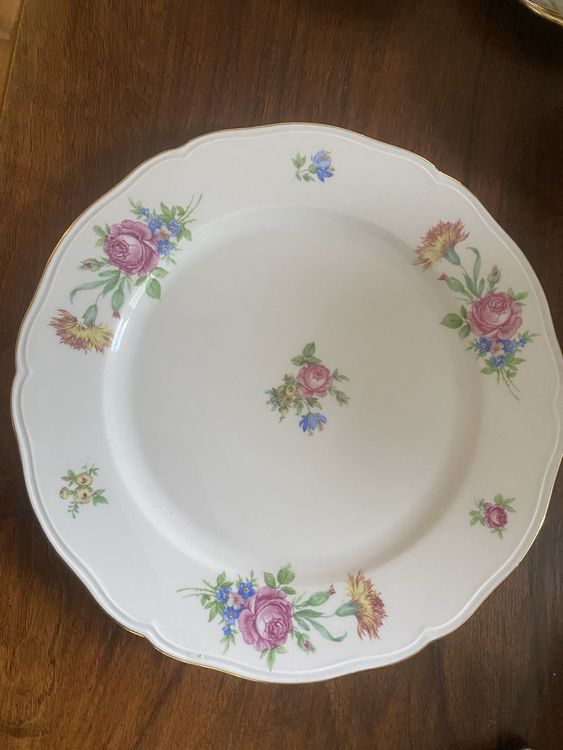 Zeh Scherzer Bavaria Elite Teller, D: 25, Vintage 🌸🍽️ (50) (Gebraucht) in Baden für CHF 5 – mit ...