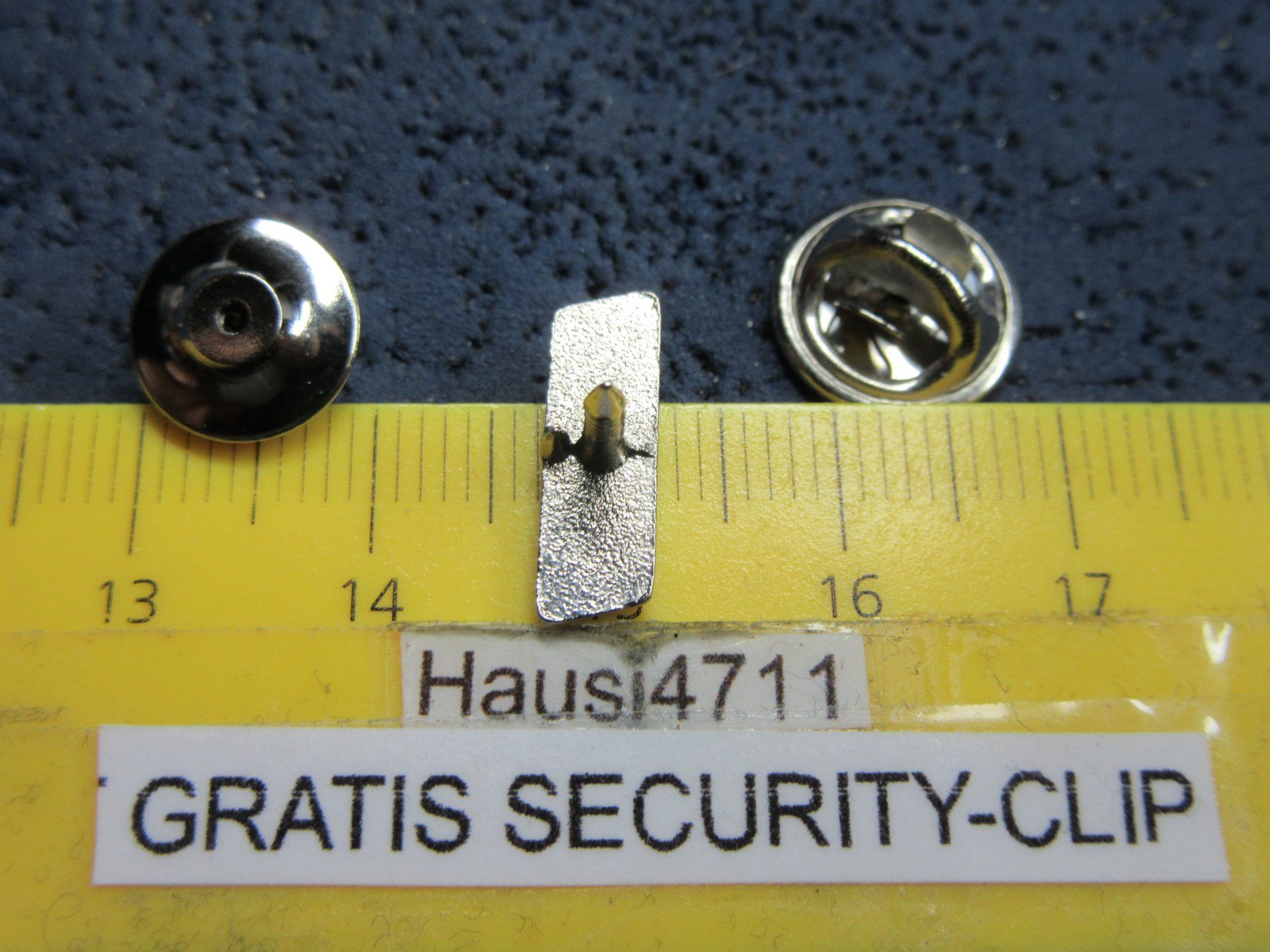 FIAT AUTO LOGO KLEIN-FEIN GEPRÄGT PIN MIT SECURITY-CLIP (Gebraucht) in ...