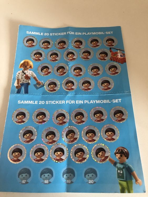 36 Migros Playmobil Mania Sticker (Neu (gemäss Beschreibung)) in ...