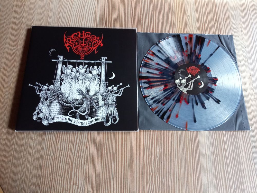Archgoat-Worship The Eternal Darkness 12'' Splatter Vinyl LP (Neu ...