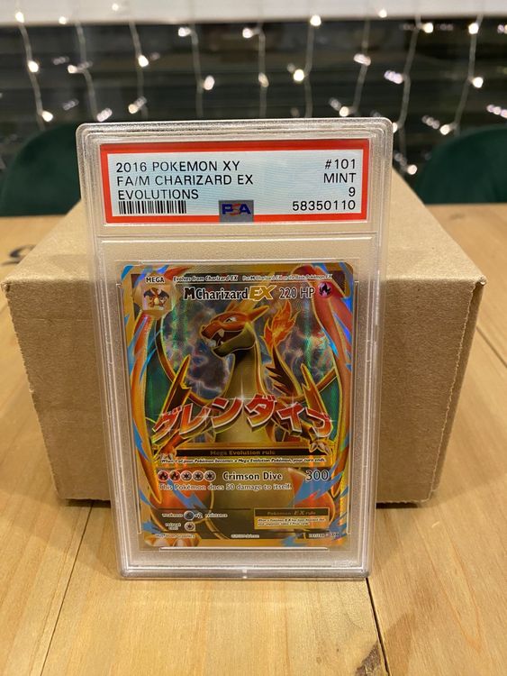 2016 Pokemon XY Evolutions Full Art Mega Charizard EX PSA 9 | Kaufen auf Ricardo