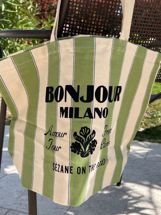 SÉZANE "BONJOUR MILANO" · TOTE BAG · NEUF (Neu und originalverpackt) in ...
