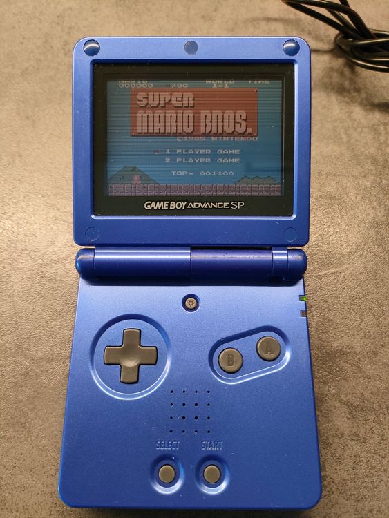 Gameboy Advance SP blau + Super Mario Bros | Kaufen auf Ricardo