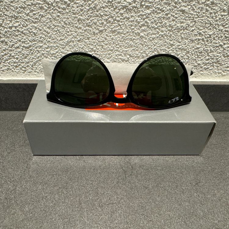 Ray Ban Erika | RB4171 | Schwarz Glanz | G-15 Polarisiert (Gebraucht ...