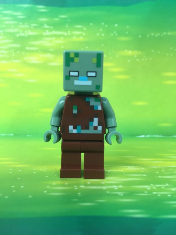Lego Minecraft Minifigur - Aus Set 21178 - Drowned Zombie (Neu (gemäss ...