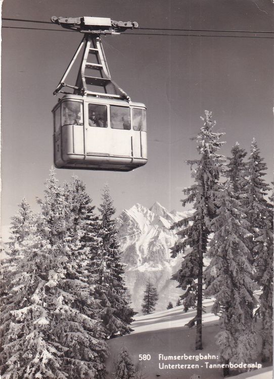 Unterterzen - Tannenbodenalp SG - Luftseilbahn um 1954 (Gebraucht) in Niedergesteln für CHF 5 ...