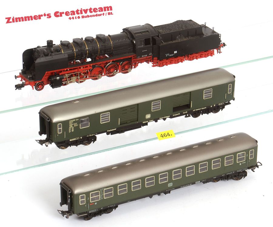 Fleischmann Dampflok BR 50 + 2 DB Schnellzugswagen, H0, GS (Gebraucht) in Bubendorf für CHF 64. ...