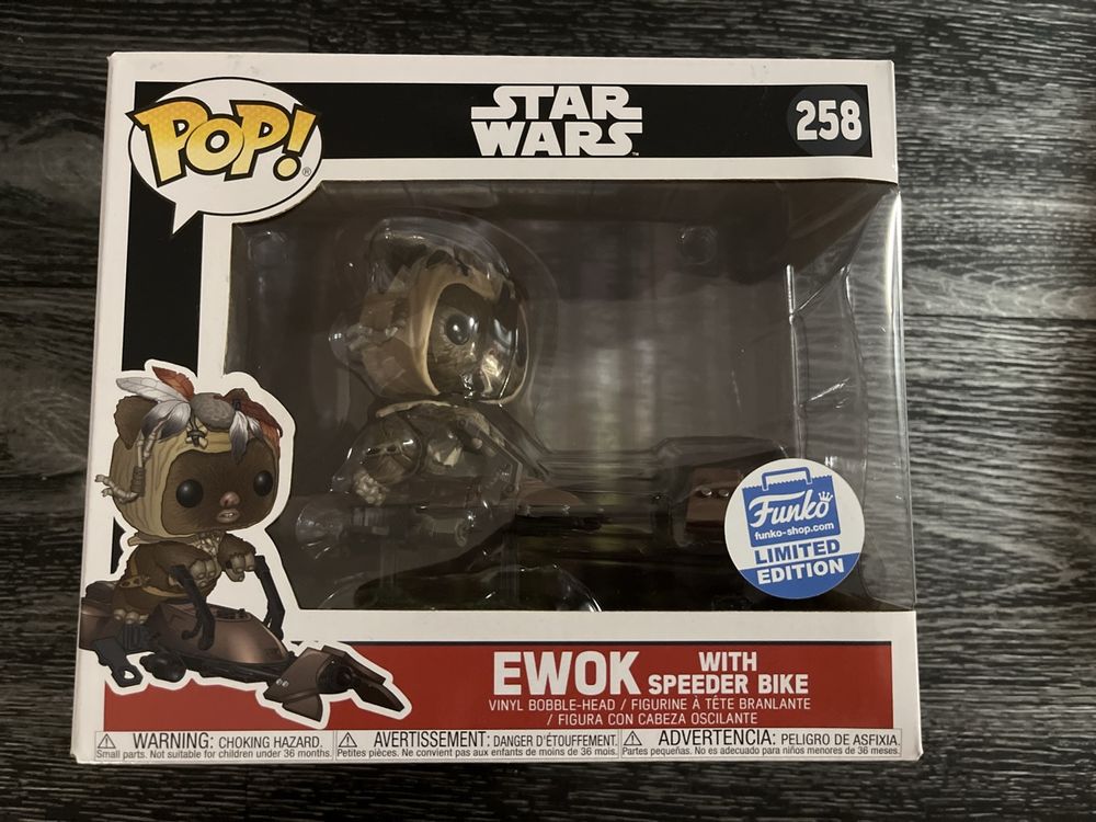 Funko Pop Star Wars Ewok Speeder Bike 258 Édition Limitée! (Neuf avec ...