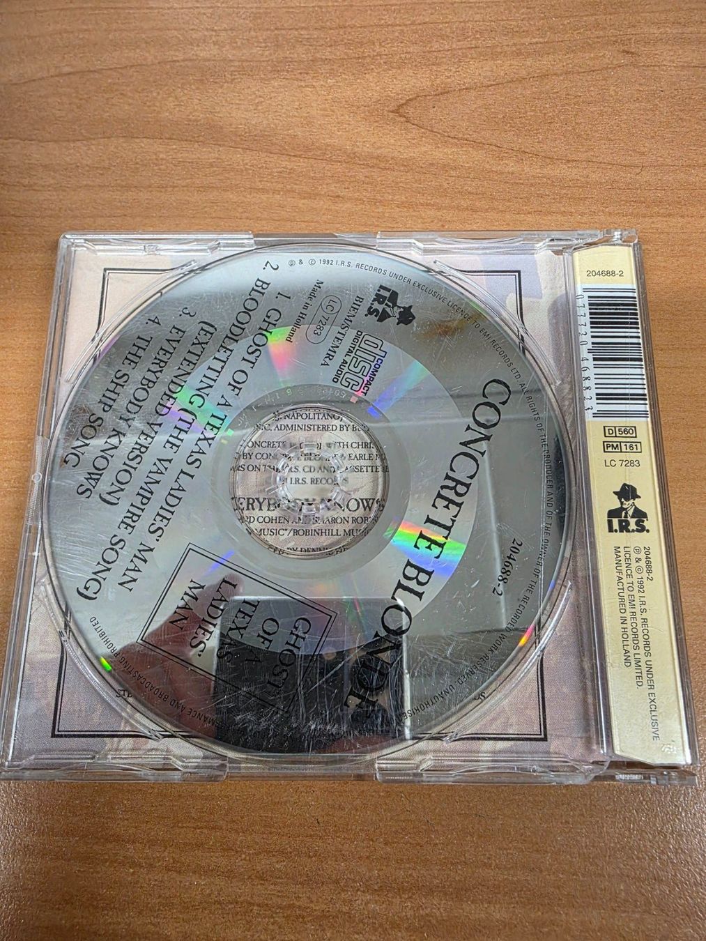 CD Single - Concrete Blonde – Ghost Of A Texas Ladies Man (Gebraucht ...