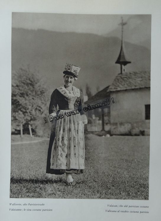 Wallis Wallisertracht um 1900 (Gebraucht) in Safnern für CHF 7 – mit Lieferung auf Ricardo kaufen