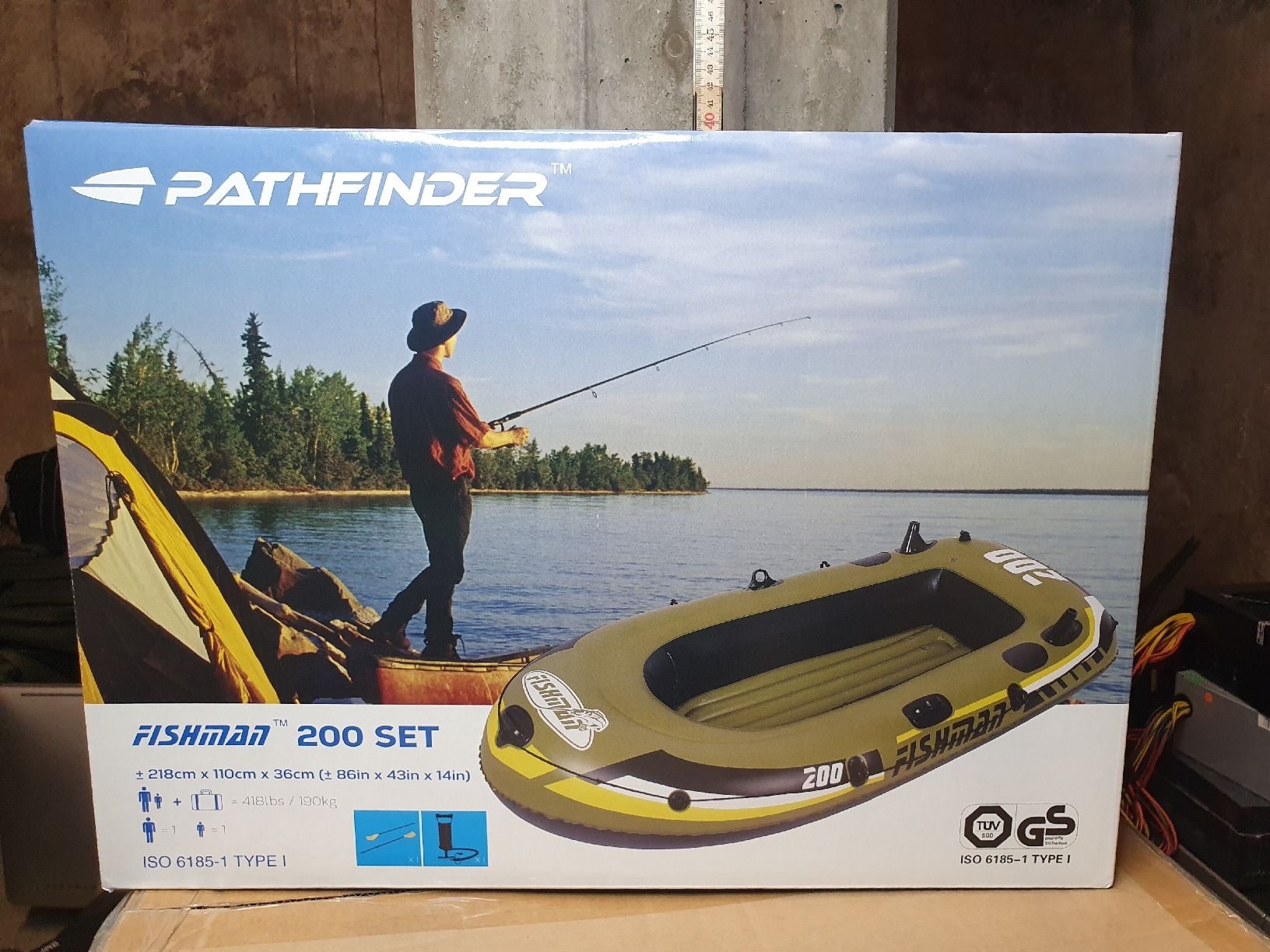 Neues Fishman 200 Set Schlauchboot - Ideal für den See! (Neu und ...