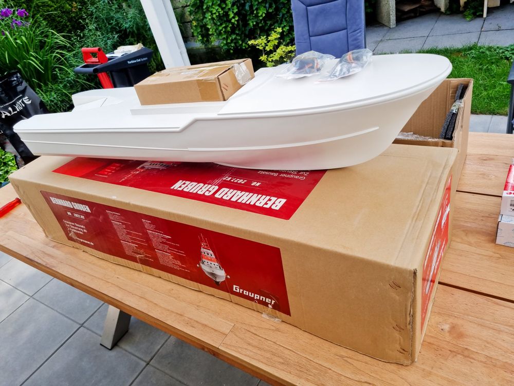 RC Modellschiff Bernahrd Gruben mit Fidi Graupner Bausatz (Neu und ...