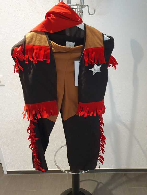 Fasnacht -Cowboy Sheriff Gr.128 (Ausstellungsstück) (Neu (gemäss ...