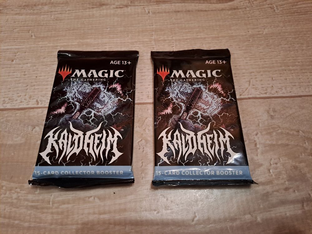 2x booster collector kaldheim magic the gathering (Neuf avec emballage ...