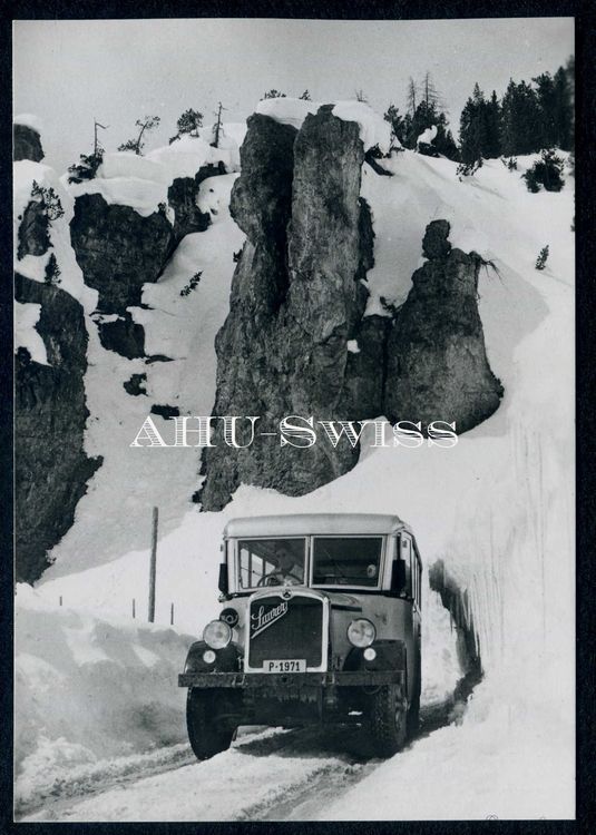 Ofenpass GR, Postauto SAURER, Allwetterwagen (5505) (Gebraucht) in Volketswil für CHF 5 – mit ...