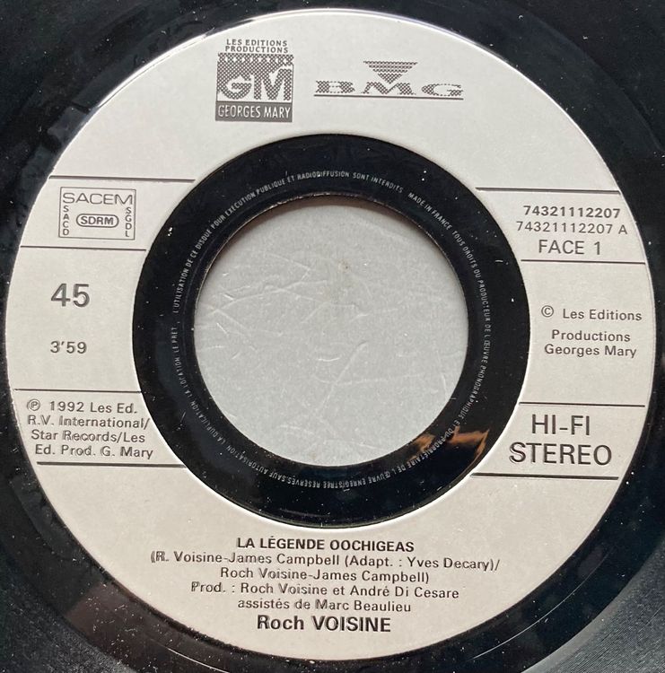 ROCH VOISINE - LA LEGENDE OOCHIGEAS | Kaufen auf Ricardo