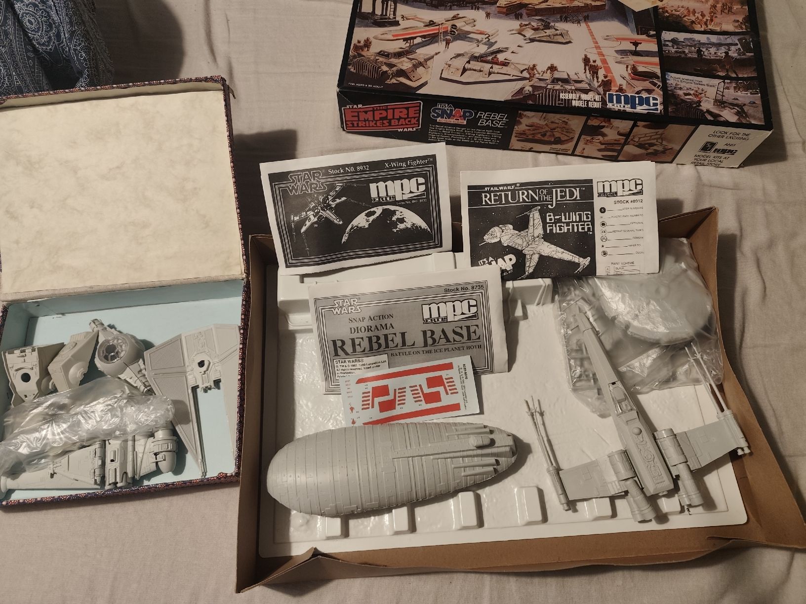 Star Wars Hoth Rebel Base – Vintage MPC Modellbausatz 1992 (Neu und ...