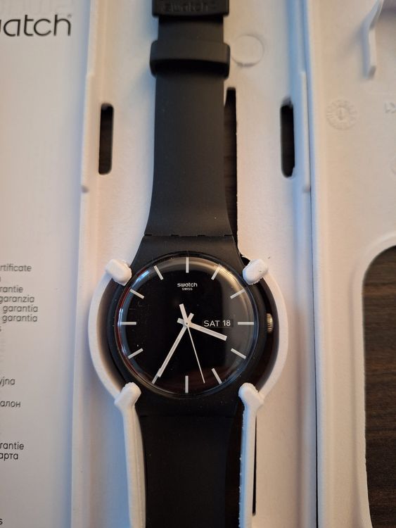 Swatch Mono Black SO29B704 41mm Quartz (Neuf avec emballage d'origine ...