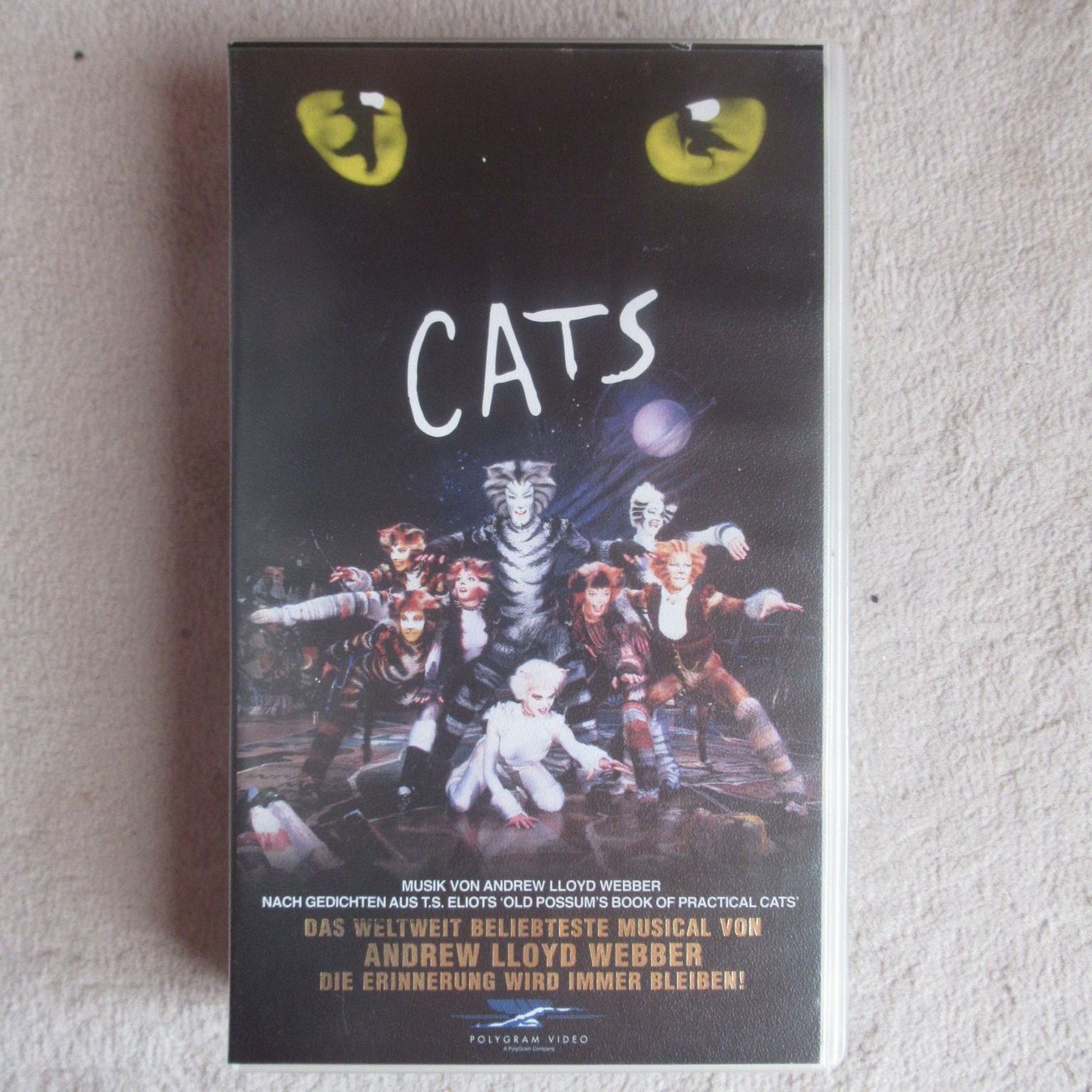 Cats VHS Videokassette - Andrew Lloyd Webber Musical Hit (Gebraucht) in ...