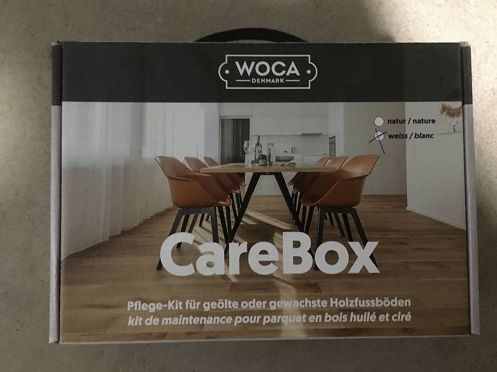 Woca Care Box, Reinigung und Pflege für geöltes Parkett (Neu und ...