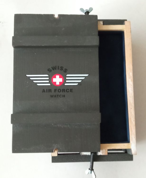 SWISS AIR FORCE WATCH Original Box Neu / Coffret en Bois | Kaufen auf ...