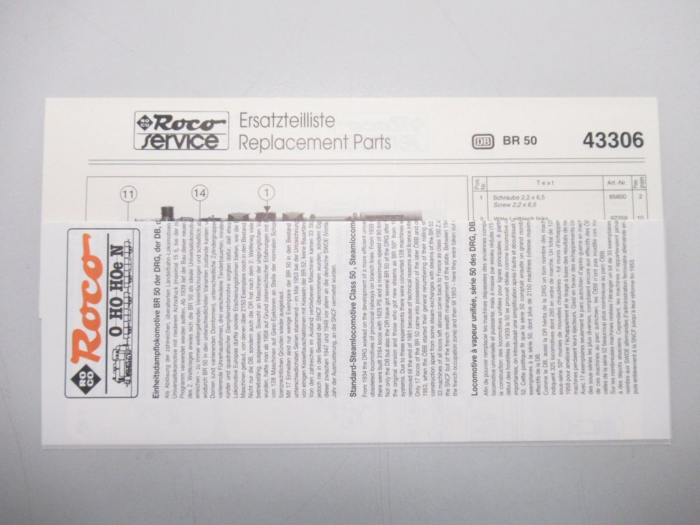 Roco 43306 DB BR 50 DC Analog H0 | Kaufen auf Ricardo