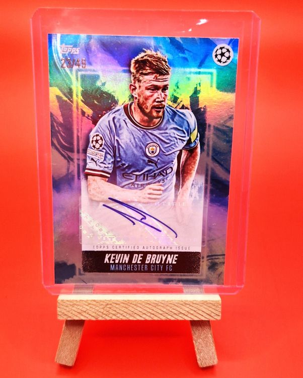 Topps Bellingham Set 2023 De Bruyne Auto /49 ManCity (Neu (gemäss ...