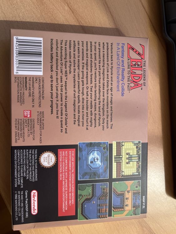 The Legend Of Zelda: A Link To The Past Super Nintendo (Gebraucht) in ...