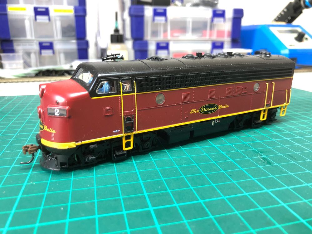 Proto 2000 EMD F7A The Dinner Belle 2, DCC, SOUND (Gebraucht) in ...
