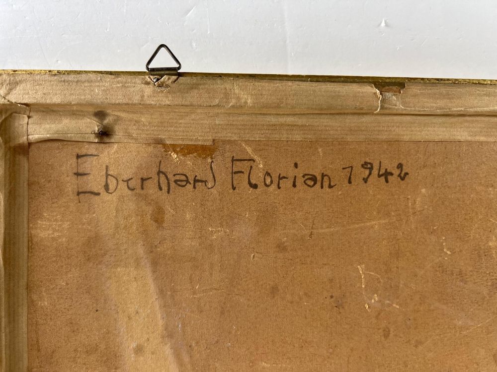 Berglandschaft Gemälde von Eberhard Florian ca 1942 (Gebraucht) in Neuhausen am Rheinfall für ...