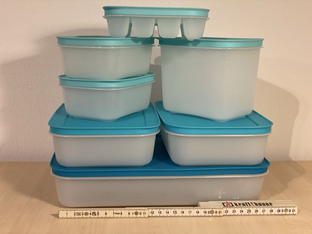 7-teiliges Tupperware-Set zum Einfrieren oder Aufbewahren (Neu und originalverpackt) in Worben ...