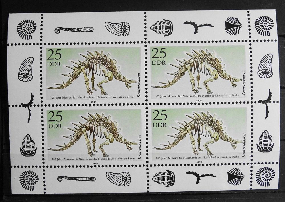 DDR 1990, Kleinbogen **postfrisch (Neu und originalverpackt) in Haslen für CHF 0.4 – mit ...