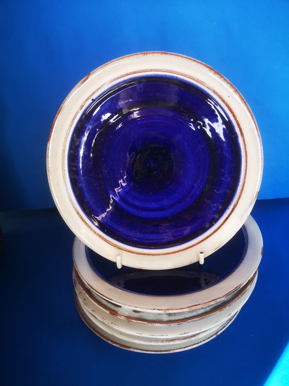 Willi Steinlin Blau Teller x 6 stk | Kaufen auf Ricardo