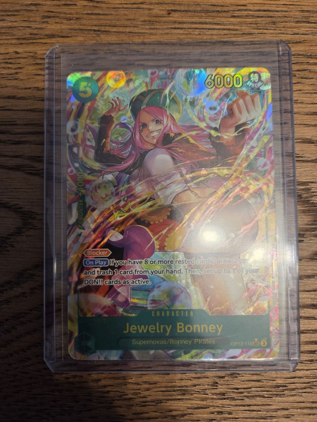 One Piece Card Game - Jewelry Bonney OP12 sec (Neu (gemäss Beschreibung ...
