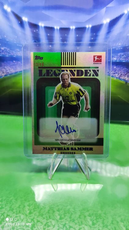 Topps Lothar Matthäus Set 2024 Matthias Sammer /49 mit Autog (Gebraucht ...