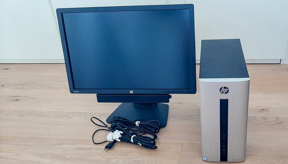 HP Pavilion - 560-p087nz/Monitor HPZ24i Intel i7-6 - 8GB RAM (Gebraucht ...
