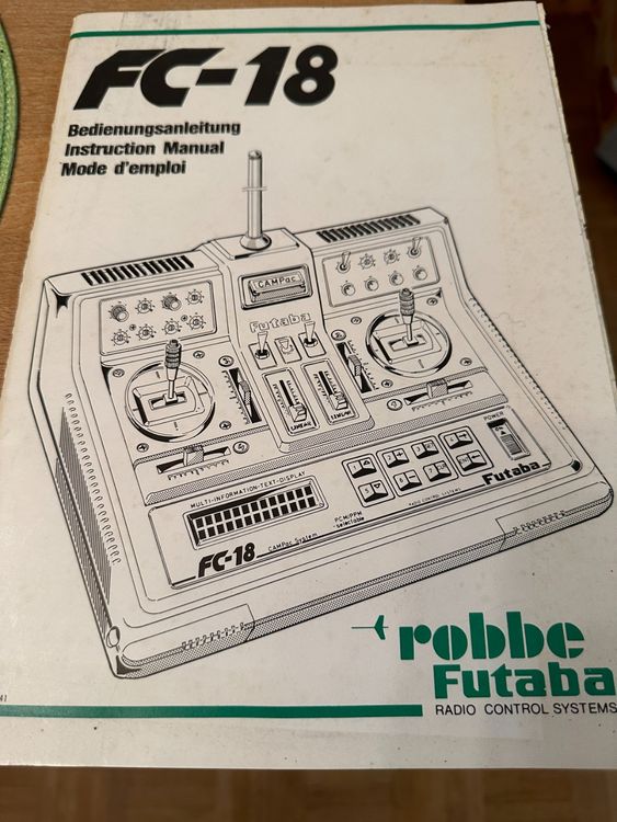 Futaba FC-18 (Gebraucht) in für CHF 41 – mit Lieferung auf Ricardo kaufen