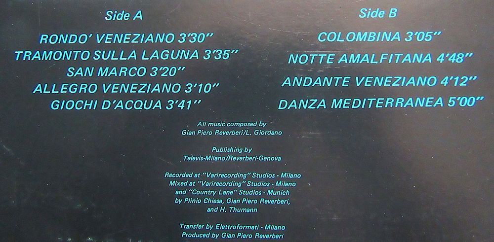 Rondo' Veneziano - Rondo' Veneziano - LP ab CHF 3.00 (Gebraucht) in ...