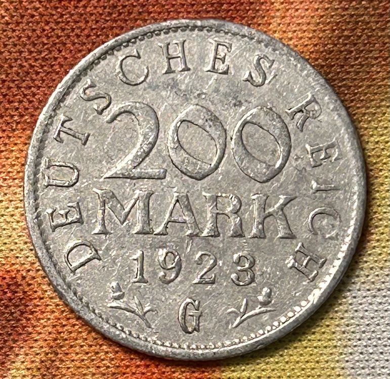 DEUTSCHES REICH 200 MARK 1923 (Gebraucht) in Carouge GE für CHF 2 – mit Lieferung auf Ricardo kaufen