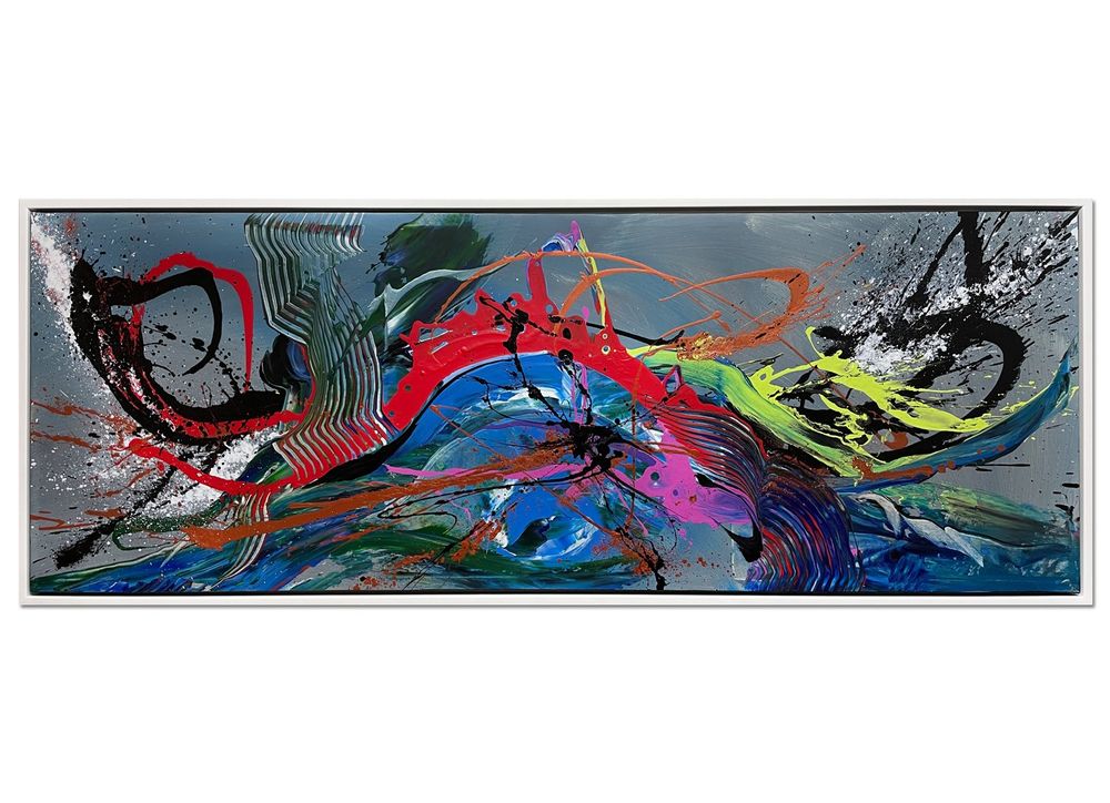 Original Kunst Galerie Gemälde "Dusk to Dawn" abstrakt (Neu (gemäss Beschreibung)) in Dresden ...