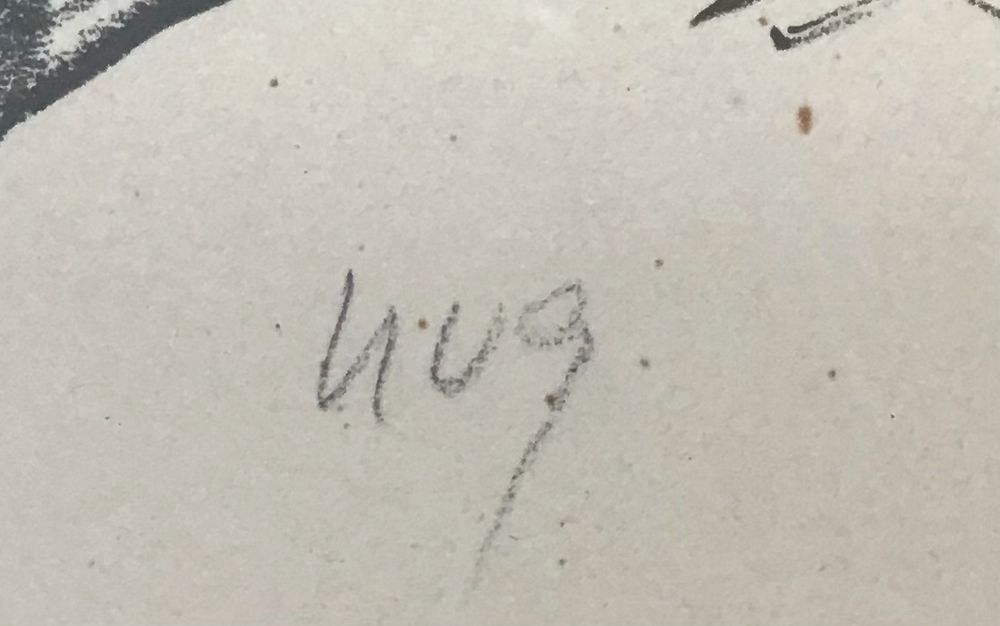 Fritz Rudolf HUG (1921-1989) Lithographie Handsigniert (Gebraucht) in ...