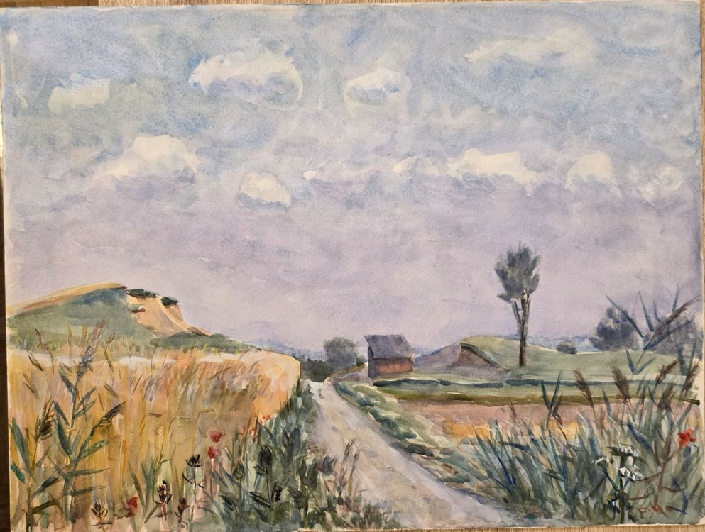 Aquarell Clara Vogelsang Eymann (44x33) 40 % seines Wertes (Gebraucht ...