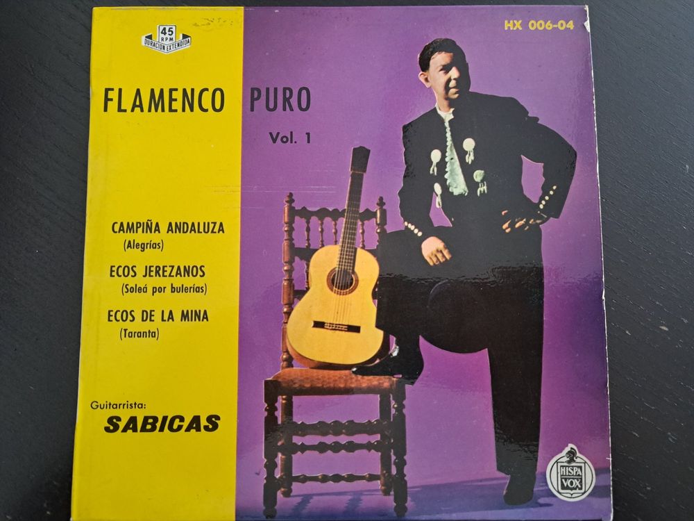 Sabicas - Flamenco Puro Vol. 1 (7", EP) (Gebraucht) in Genestrerio für CHF 5 – mit Lieferung auf ...
