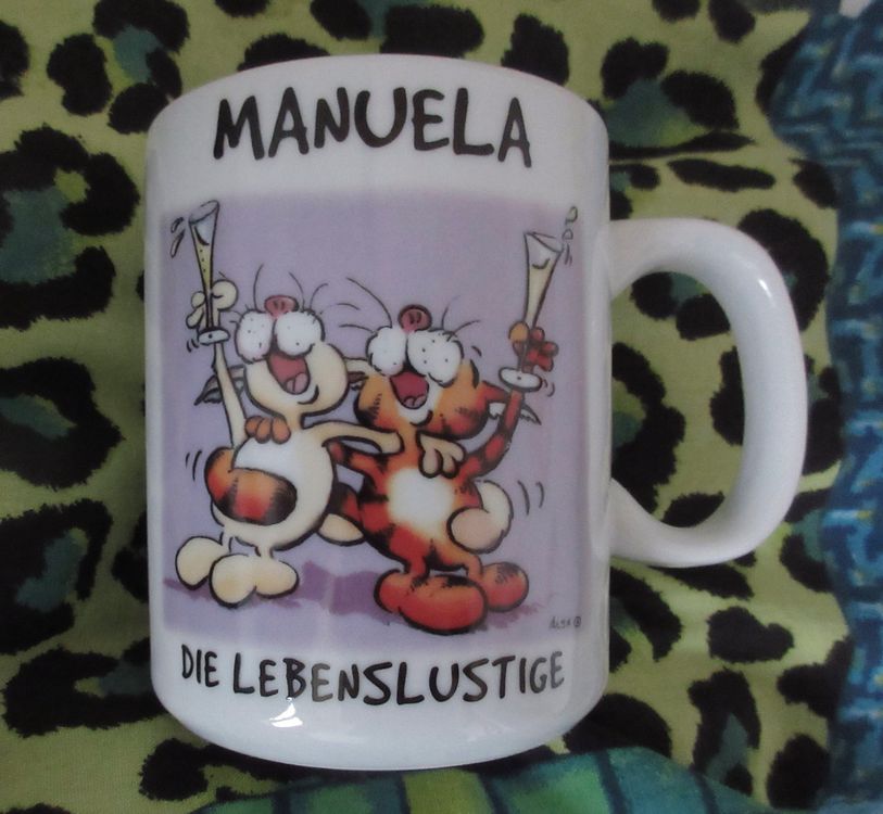 Lustige Tasse, Namenstasse, Manuela, Comic, Alex Rinesch | Kaufen auf ...