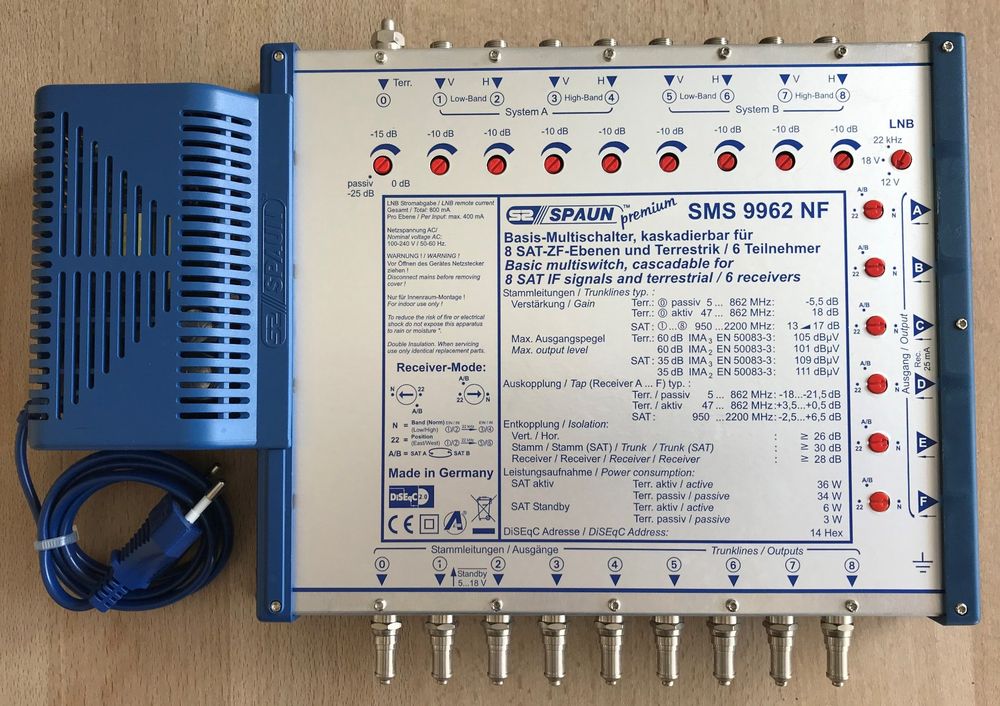 Sat Antenne, Standfuss, Multifeed und SAT Multischalter (Gebraucht) in ...