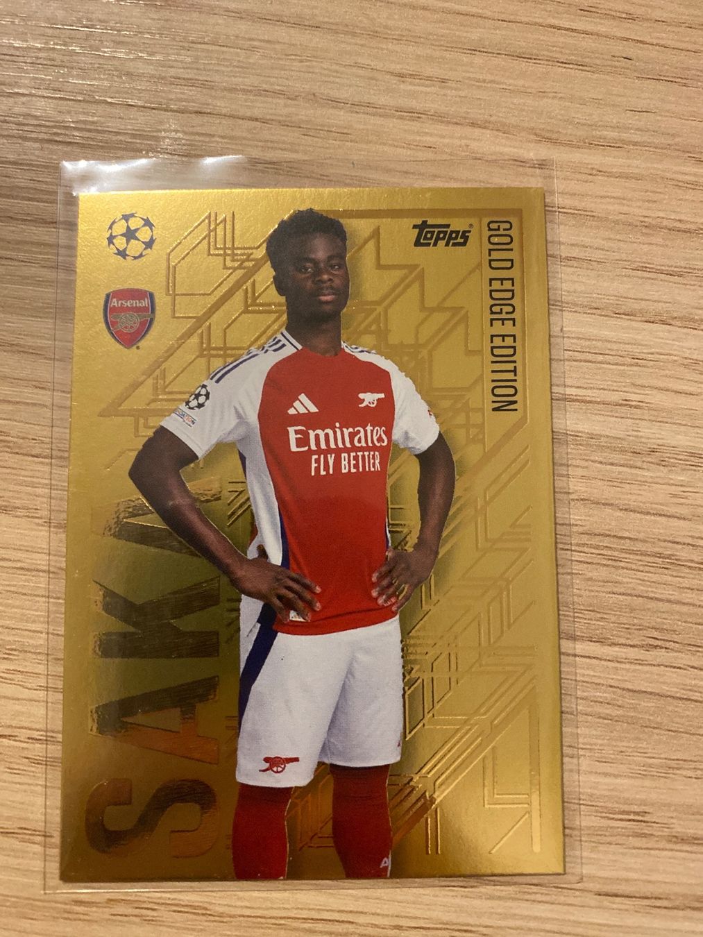 Topps Match Attax 24/25 Gold Edge Saka (Neu (gemäss Beschreibung)) in ...