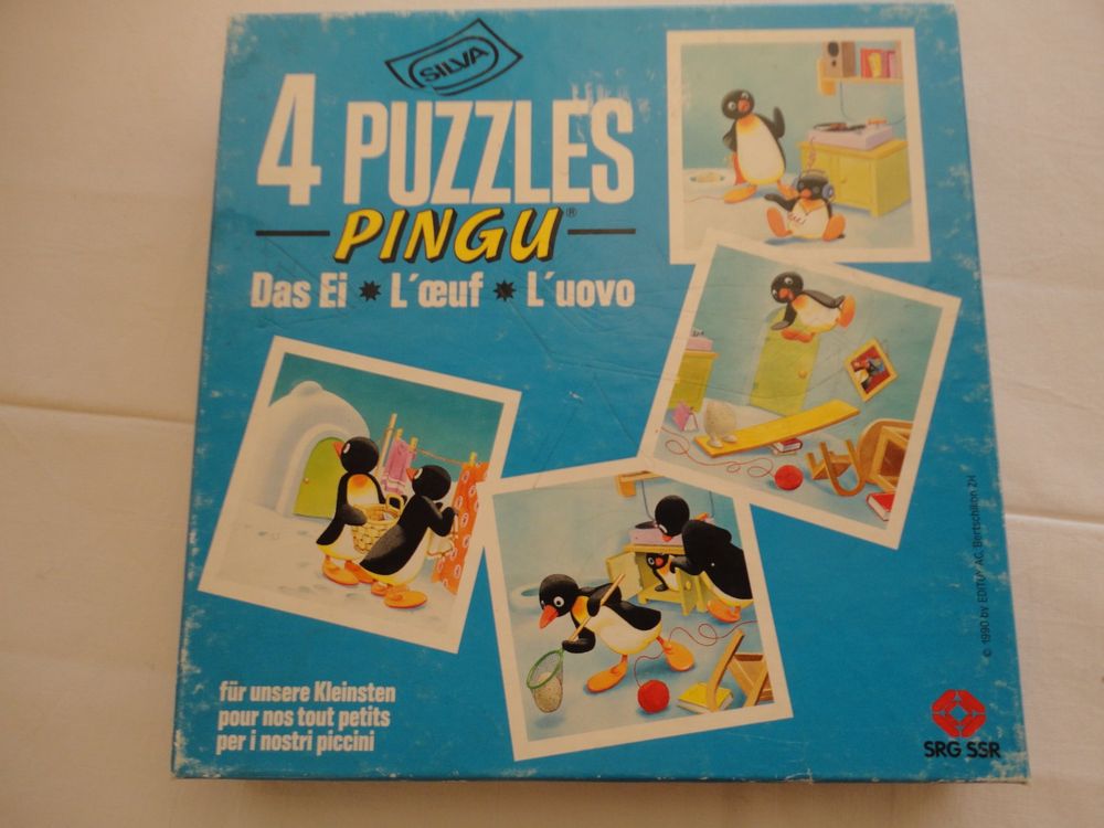 PINGU für unsere Kleinsten 4 Puzzles Das Ei '1990' (Gebraucht) in ...