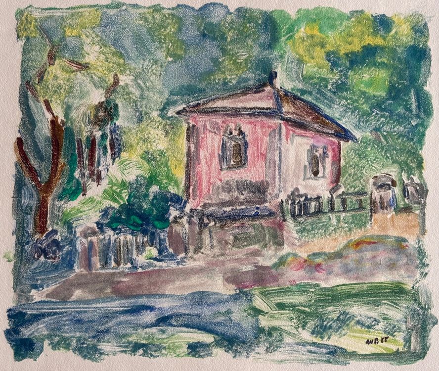 Willy Biefer, Arbon - Aquarell, Im Süden, 1955 (Gebraucht) in Frauenfeld für CHF 29 – mit ...