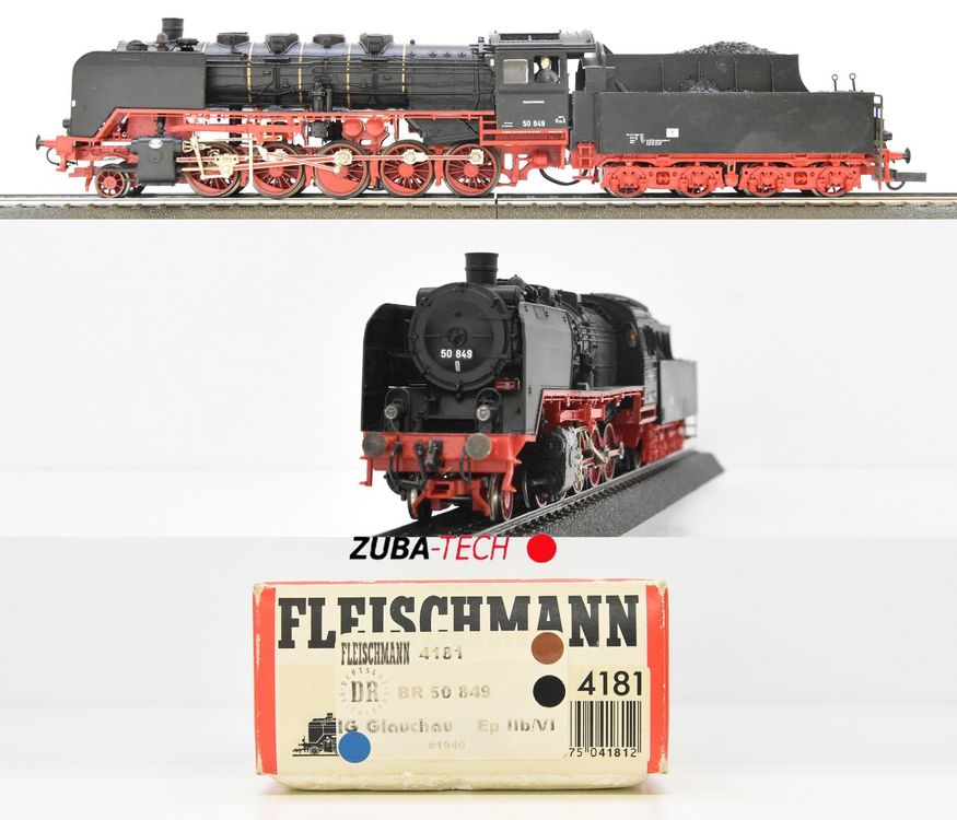 Fleischmann 4181 Dampflok BR 50 DR H0 GS Analog mit OVP (Gebraucht) in St. Gallen für CHF 71 ...